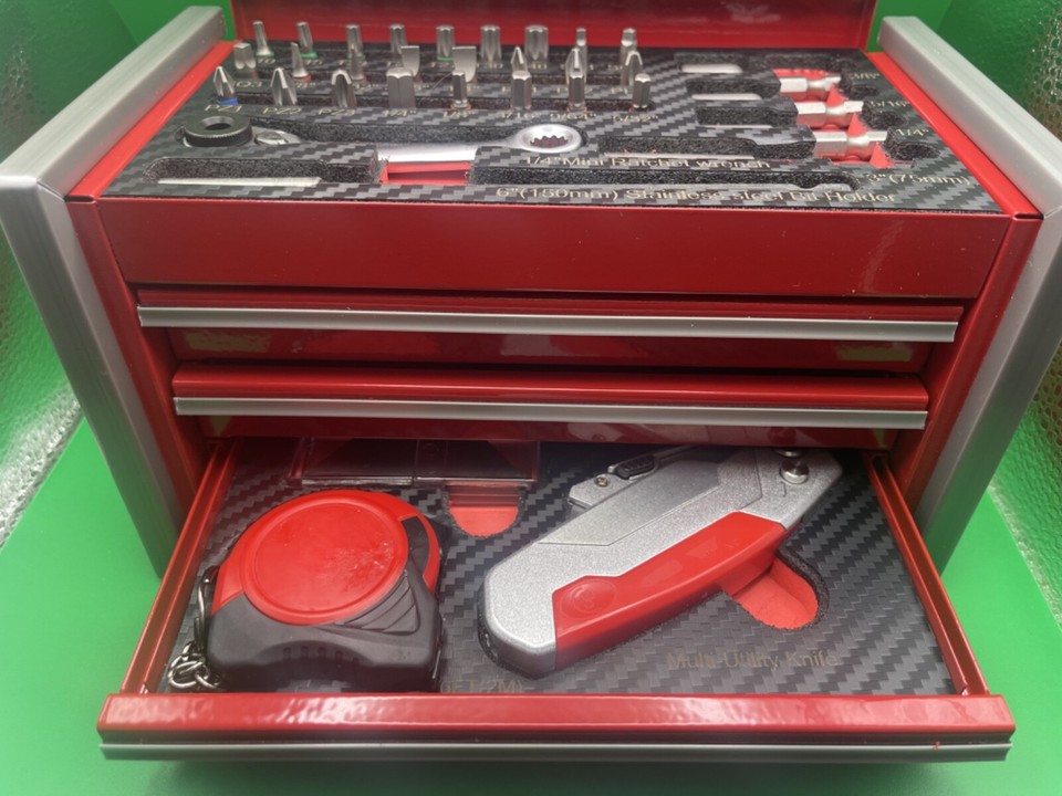 Snap-on Tools Red Mini Micro Miniature Toolbox W/Tools | eBay