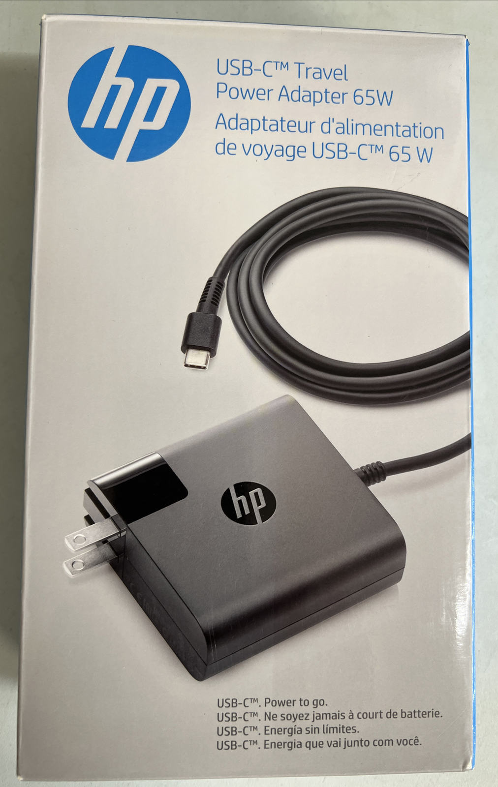HP USB-C Travel Power Adapter 65W | Compatibility: HP laptops w/ USB-C ...