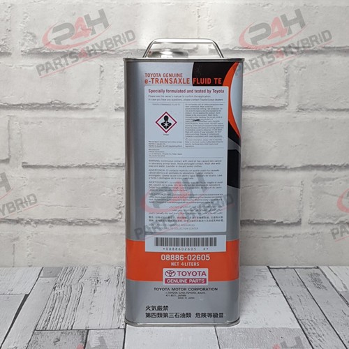 Genuine Toyota e-Transaxle Fluid TE 4 Liters Oem Part 08886-02605 | eBay