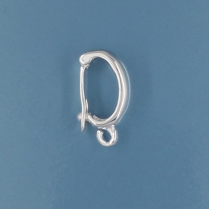 Sterling Silver Hinged Pendant Bail Enhancer Connector w/ Open Loop ...