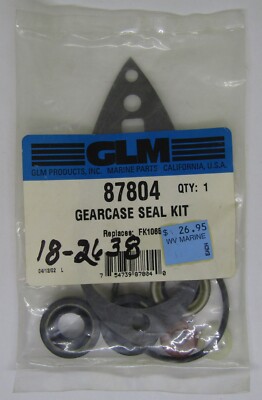 New GLM Marine Parts Boat Gearcase Seal Kit Part No. 87804 | eBay