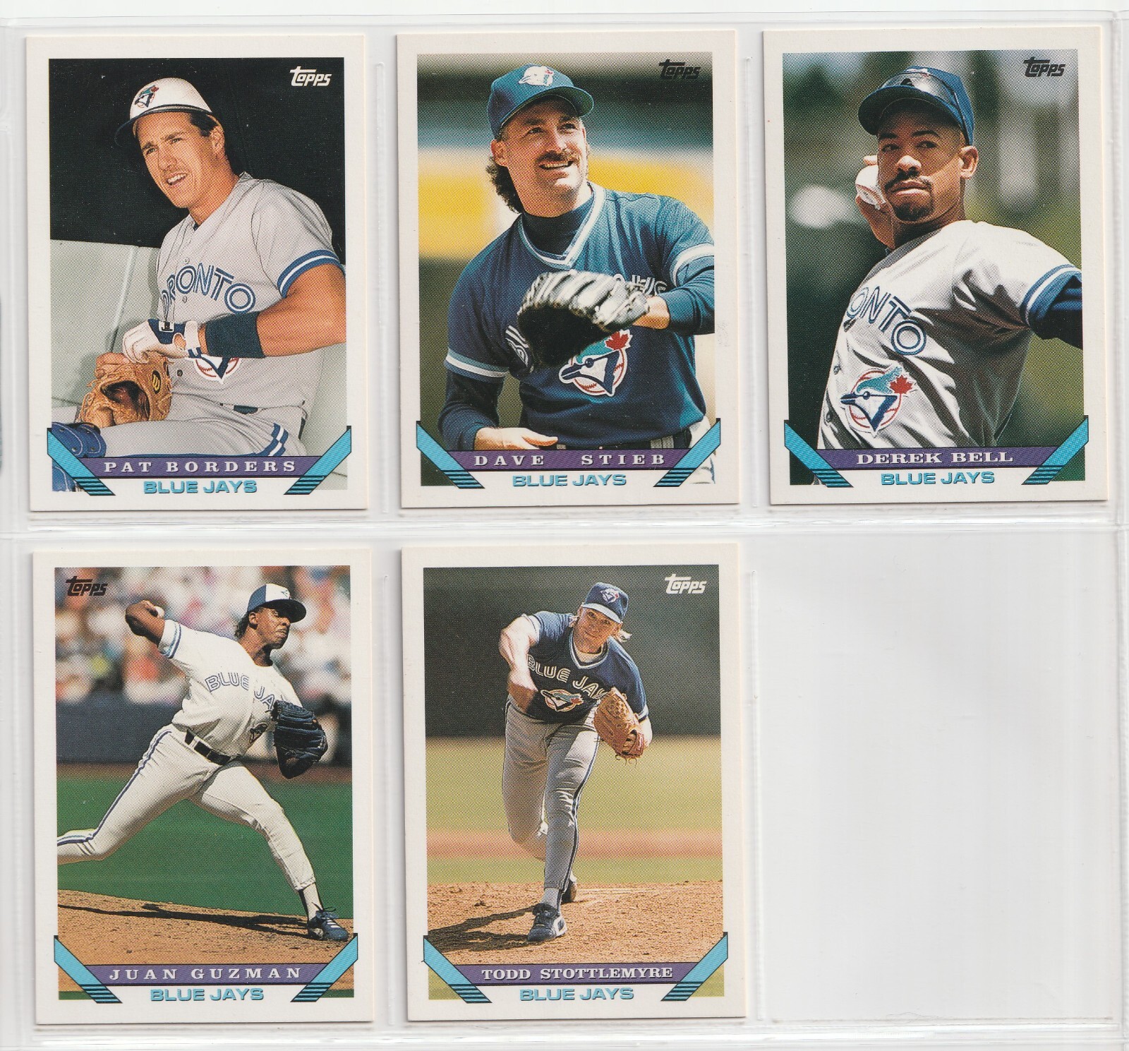 1993 Topps Baseball Toronto Blue Jays cards Team Set of 5 | eBay
