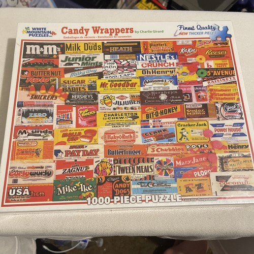 Candy Wrappers White Mountain 1000 piece Puzzle Retro Vintage Candy | eBay