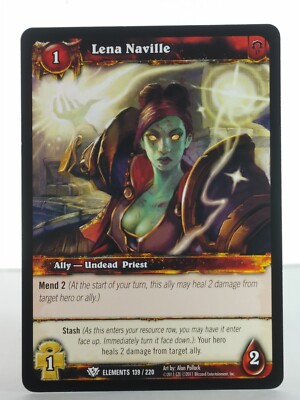 Lena Naville - War of the Elements 139/220 - World of Warcraft TCG ...