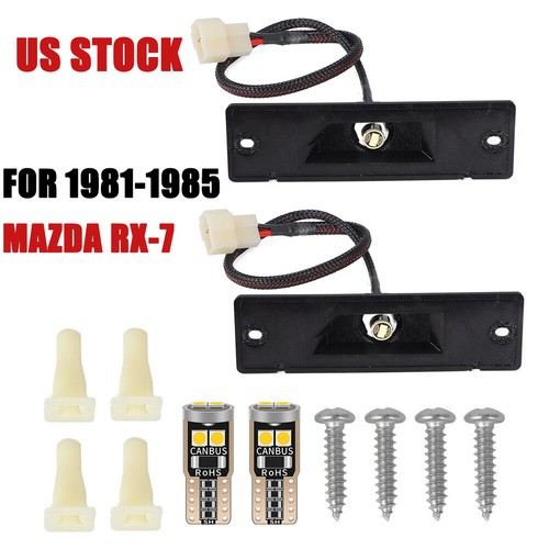 For 81-85 Mazda RX-7 Front & Rear Side Marker Sockets Set 3D Printed ...