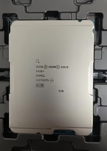 Intel Xeon Gold 5420+ CPU 28 Core 56 Threads 2.0GHz 52.5MB LGA 4677 ...