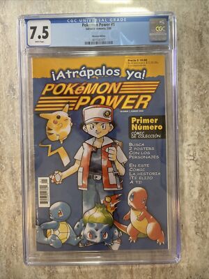 Spanish Nintendo Pokemon Power 1 CGC 7.5 1 On Census Extremely Rare In ...
