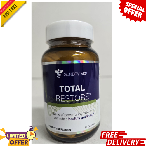 Gundry MD Total Restore - Gut Health & Lining Support (90 Caps) - New ...