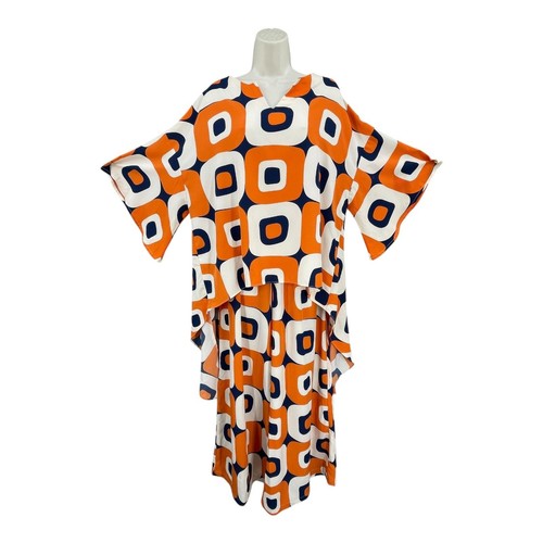 Why Dress Lounge Top Pants Set Women Retro Statement Boho WideLeg Outfit Size XL | eBay