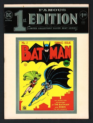 Famous First Edition Batman F-5S Softcover Variant VG+ 4.5 1975 | eBay