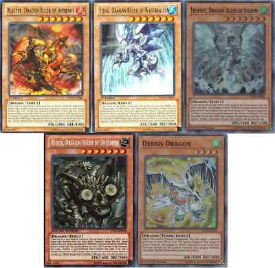 Yu-Gi-Oh! Complete Dragon Ruler Deck! Big Eye Dracossack Dragon Ravine ...