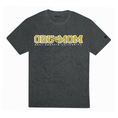 Oral Roberts University Champion Oru Mom Men's Dark Grey T-Shirt | eBay