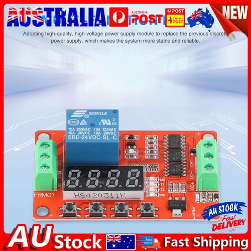 FRM01 Timer Control Relay Switch DC 5V 12V 24V Automation Delay Loop ...