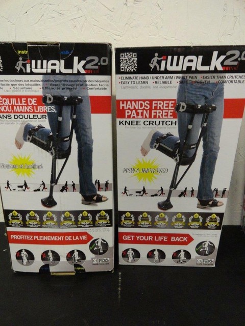 iWALKFree 2.0 Hands Free Crutch - Black for sale online | eBay