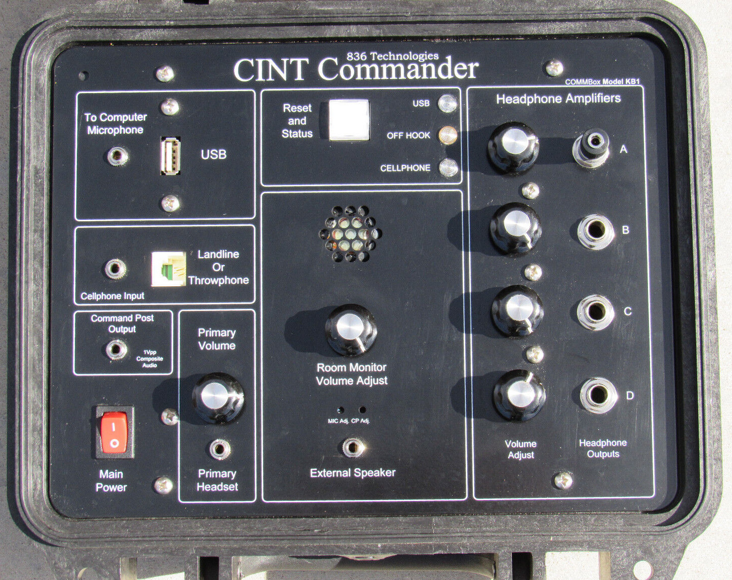 836 Technologies, CINT Commander COMM Box KB1 System | eBay