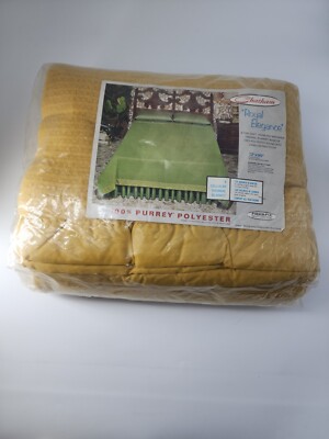 Vtg Chatham Royal Elegance Thermal Blanket 72x90 Twin Nylon Trim NOS ...