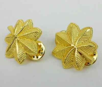 1Pair WW2 US Army Lieutenant Colonel Epaulette Device Metal Pin Badge ...