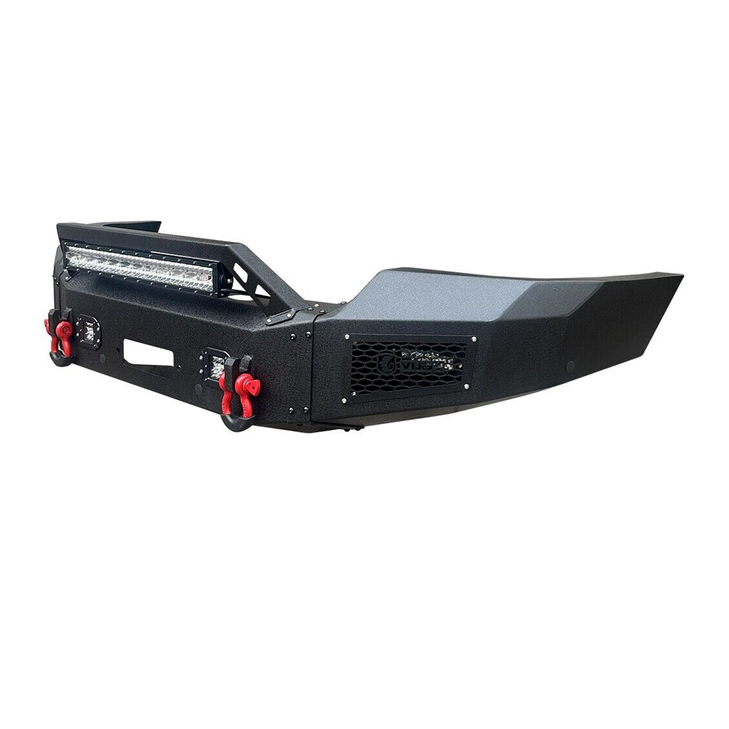 Vijay Steel Front Bumper W/Winch Plate&Light For2007-2013 GMC Sierra ...