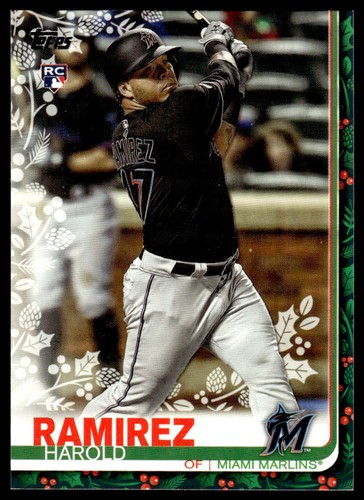2019 Topps Holiday #HW20 Harold Ramirez RC Miami Marlins | eBay