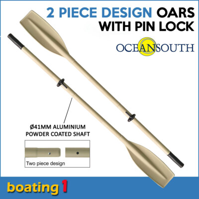 Boat Oar with Pin Lock Heavy Duty, 2 Piece Design - Length 2.75m (9 ...