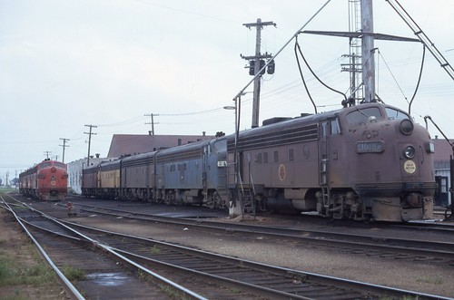 TP Original Slide CNW North Western F5A #4101C+4 Oelwein IA 1971 Ex-CGW ...
