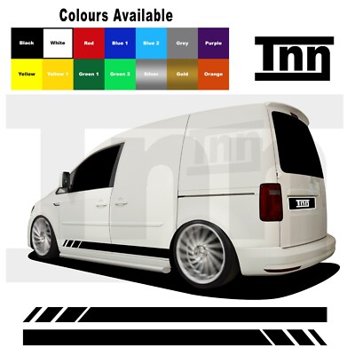 Side Stickers Stripe For VW Volkswagen Caddy Sticker Decal Vinyl Camper ...