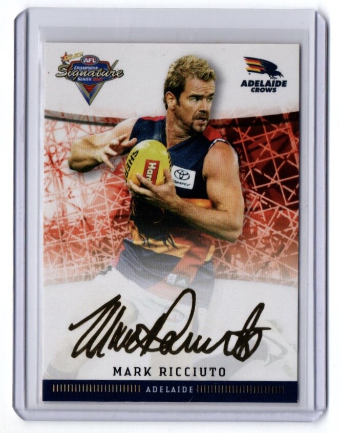 2007 Select Champions Foil Signature Series - Mark Ricciuto Adelaide | eBay