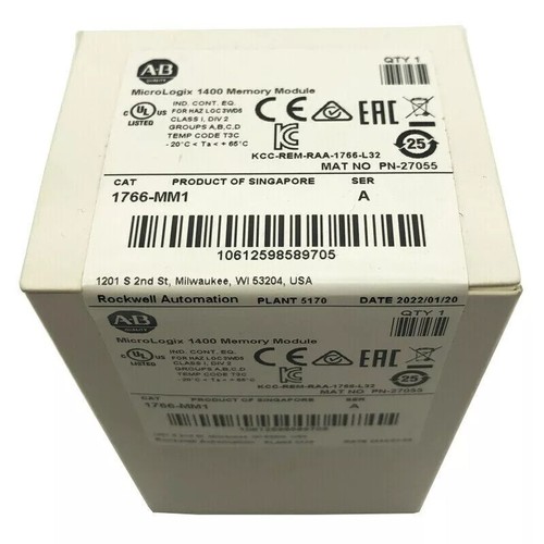 New Factory Sealed AB 1766-MM1 /A MicroLogix 1400 Memory Module 1766MM1 ...