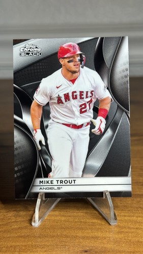 2025 Topps Chrome Black #5 Mike Trout | eBay