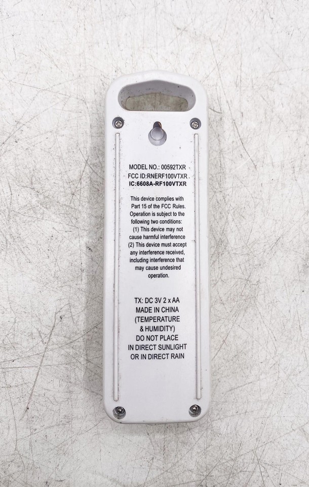 AcuRite 00592TXR Wireless Replacement Weather Station Temp/Humidity ...