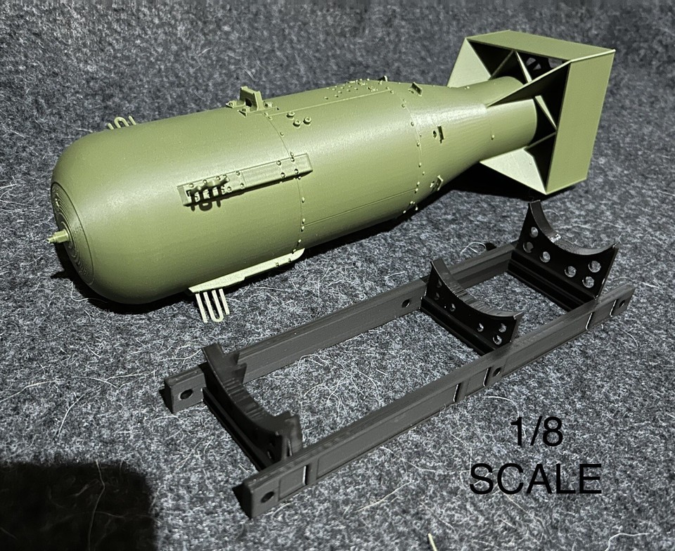 Jumbo 1/8 Scale “Little Boy” Atom Bomb Nuke Model, 14 Inches, FREE ...