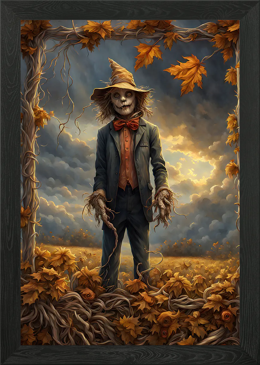 Scarecrow Framed Wall Art Poster Canvas Print Picture | eBay UK