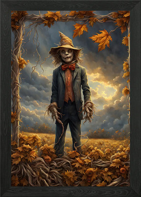 Scarecrow Framed Wall Art Poster Canvas Print Picture | eBay UK
