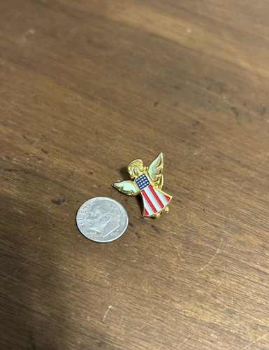 American Flag Angel Pin Made In The USA | eBay
