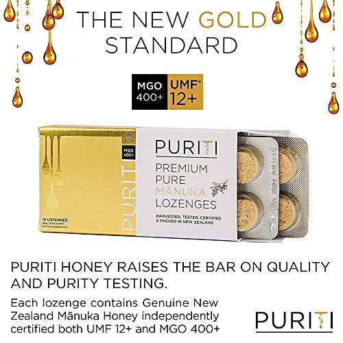 PURITI Manuka Honey Lozenges UMF 12+(16 Pack)Manuka Honey UMF 15+ | eBay