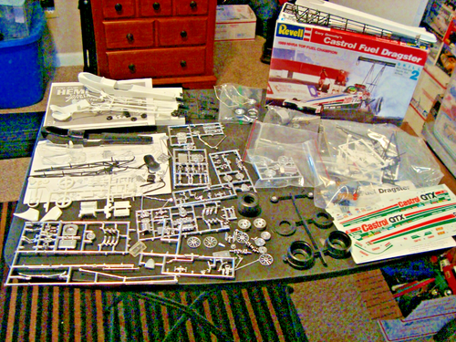 VINTAGE REVELL 91 GARY ORMSBY TOP FUEL , DON GARLITS & HEMI SPHERE ...