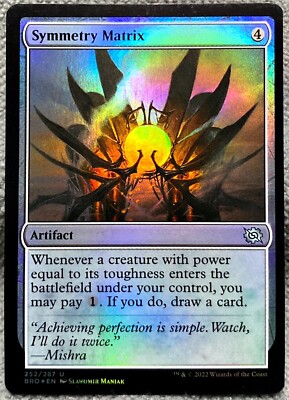 MTG Symmetry Matrix 252 Foil The Brothers' War MTG Card | eBay