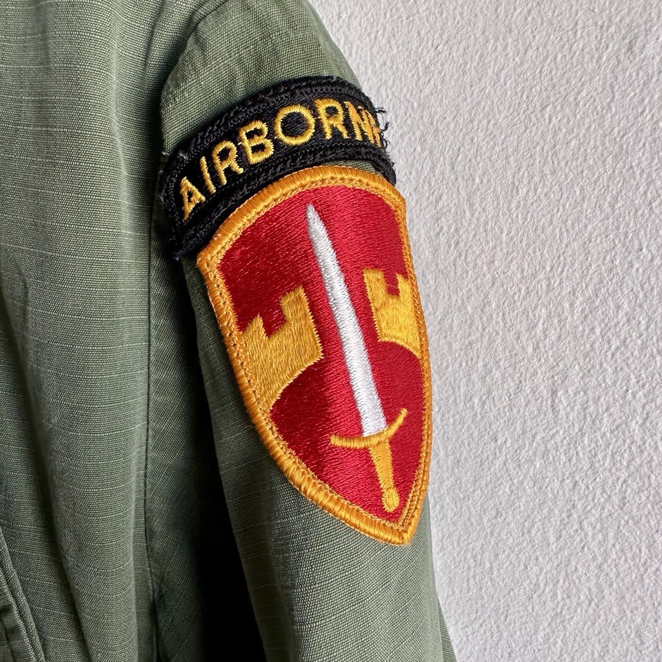 Vietnam War Named Patched Tropical Jacket 173rd Airborne MACV ...
