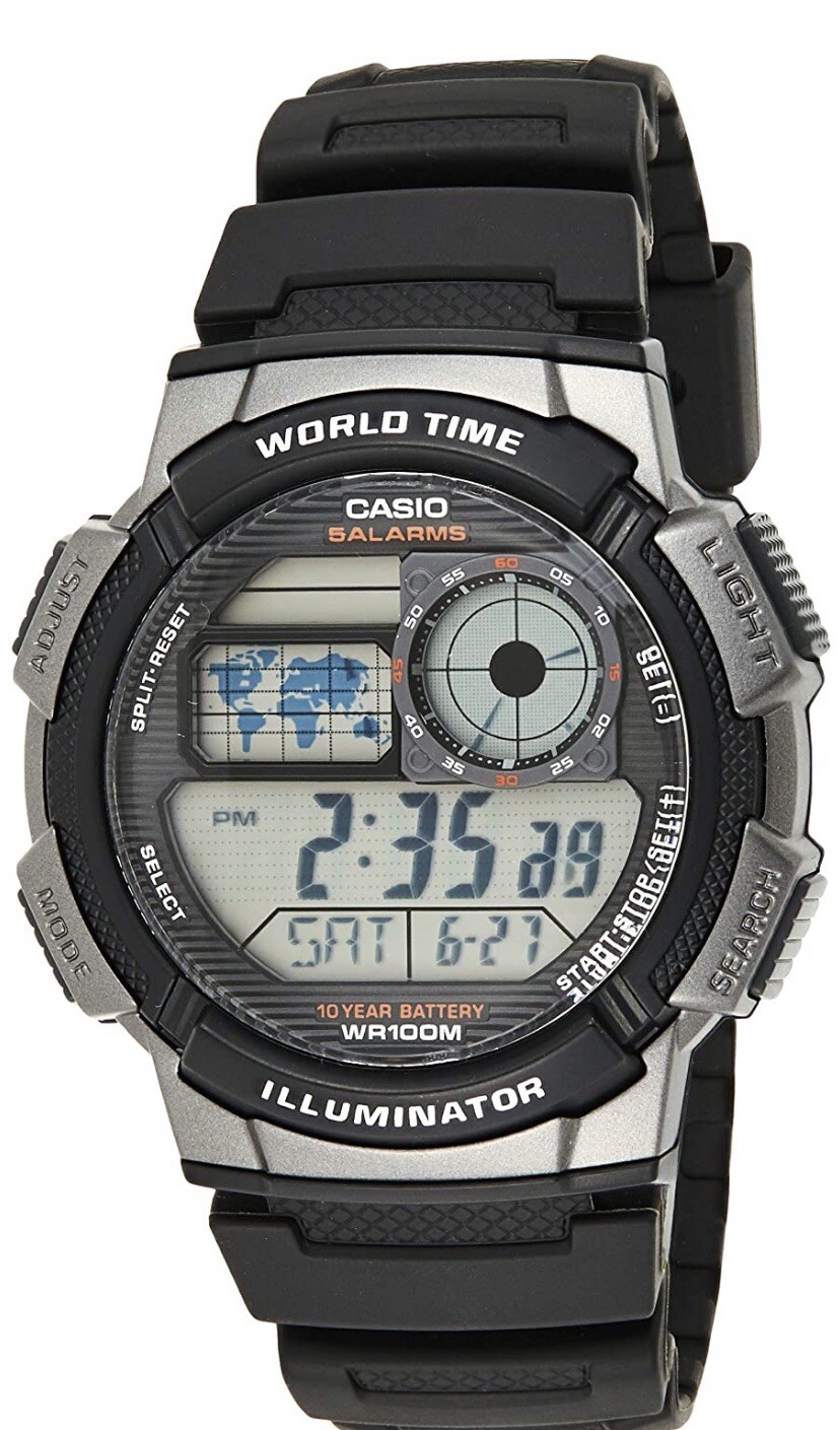 Casio Illuminator 5 Alarms Watch | eBay