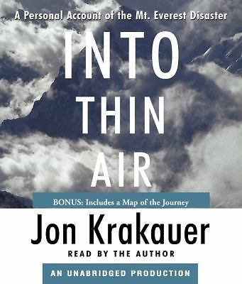 Into Thin Air : A Personal Account of the Mt. Everest Disaster by Jon ...