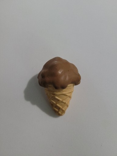 vintage 80s RUSS Yummy Ice Cream Cone 🍦1.5" ERASER 1980s Chocolate J2 ...