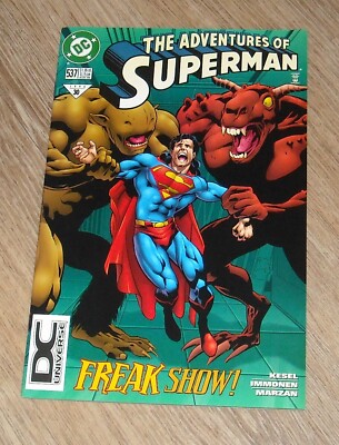 ADVENTURES of SUPERMAN # 537 August 1996 DC UNIVERSE LOGO VARIANT FREAK ...