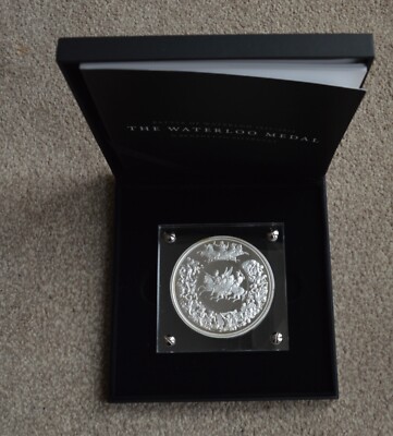 The Waterloo Medal 1815-2015 by Benedetto Pistrucci 400 grams Coin ...
