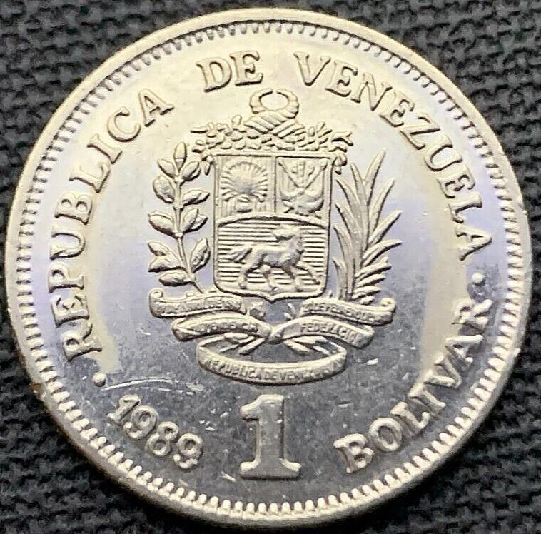 1989 Venezuela 1 Bolivar Coin UNC #X145 | eBay