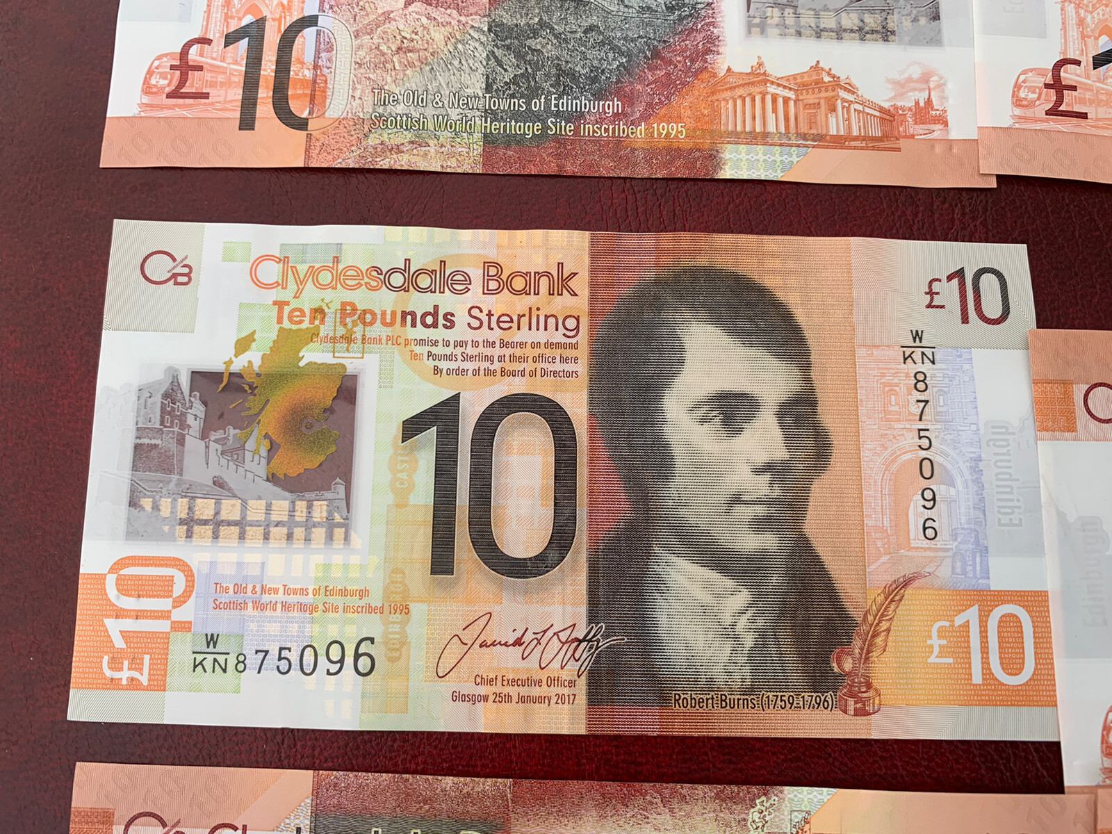 Clydesdale Bank Ten Pound Notes x 6 No. | eBay UK