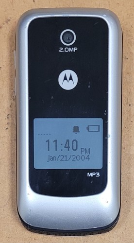 Motorola W series W418G - Black and Silver ( TracFone ) Rare Cellular ...