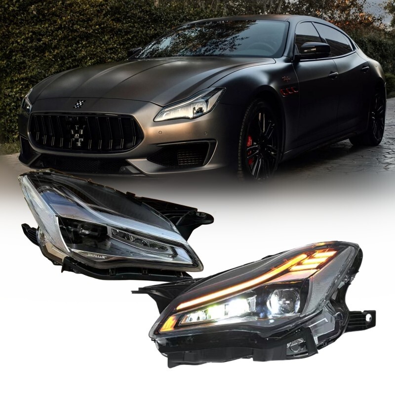 LED Headlights For Maserati Quattroporte 2013-2020 Upgrade DRL AFS ...