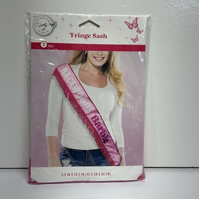 Barbie Sash For Parties & More Backwoods Barbie | eBay