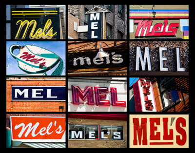 MEL Name Poster featuring photos of actual signs | eBay
