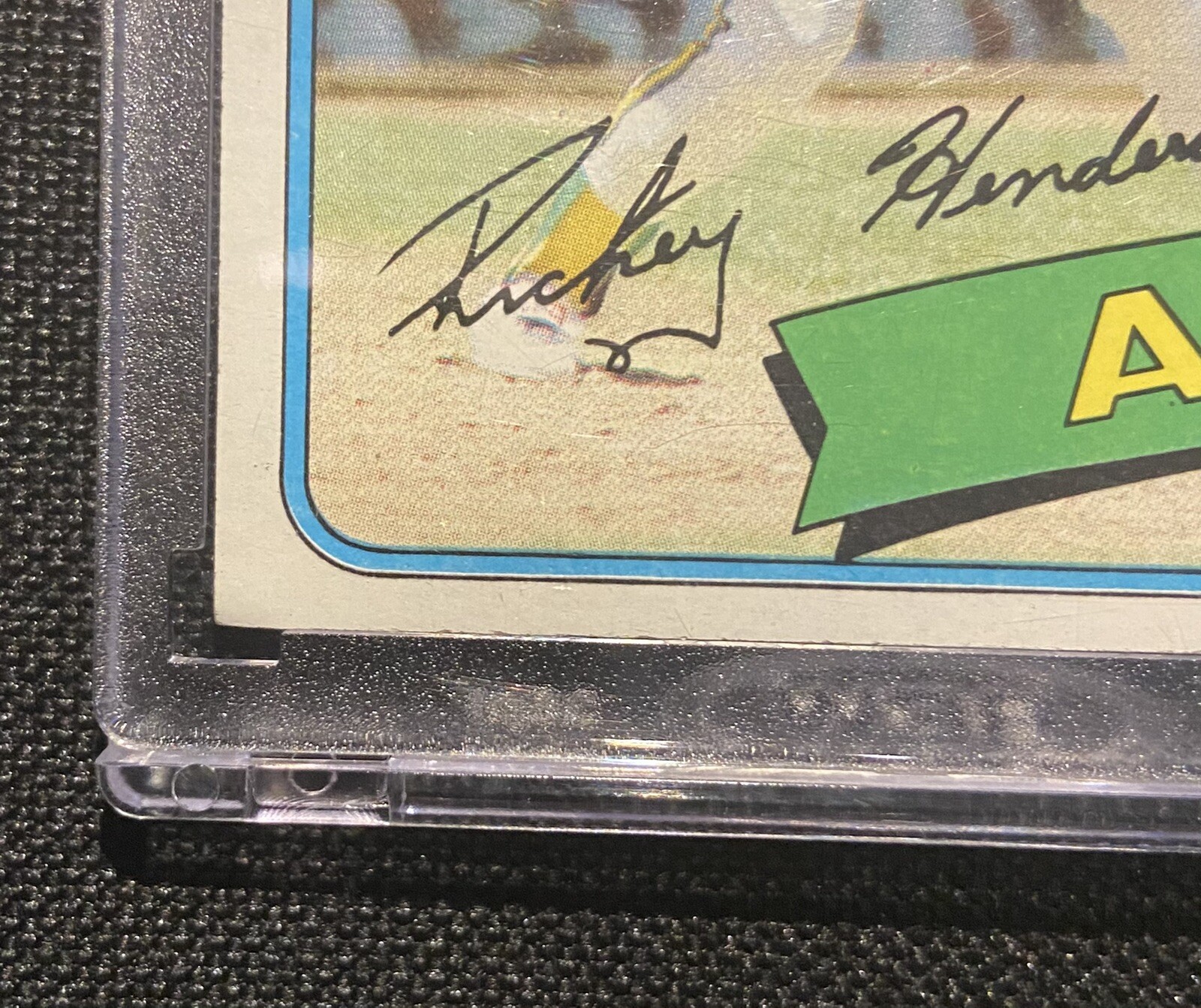 2019 Topps Archives RICKEY HENDERSON RC AUTO 1/1 Rookie Buyback 1980 ...